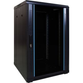 18 HE 19” Serverschrank, mit Glastür (BxTxH) 600 x 600 x 1000mm kaufen?